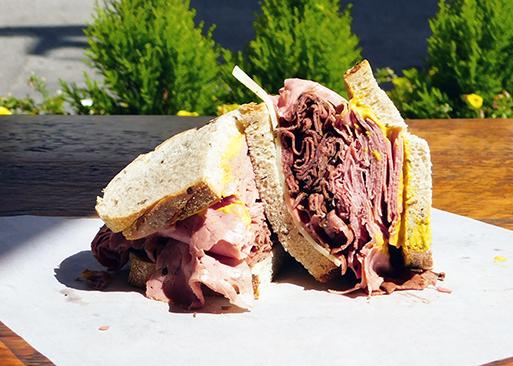 Featured for The Corned Beef Factory Sandwi